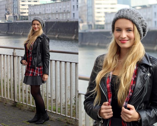 Outfit: Leather & Checkered - Mrs. Brightside